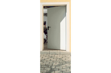 Porte de service en acier