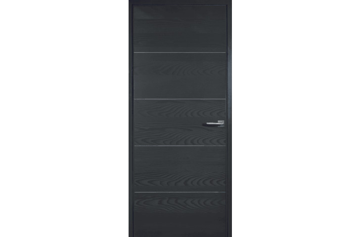 Porte intérieure battante pleine en bois massif