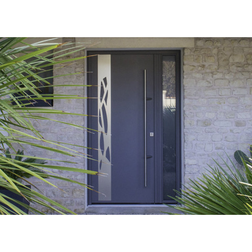 Portes d'entrée en aluminium au style contemporain et classique (2)