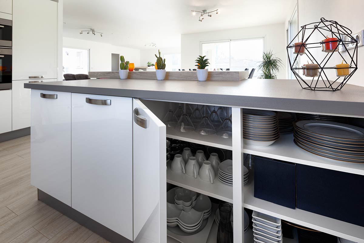 Chantier cuisine équipée à La Rochelle - Caséo